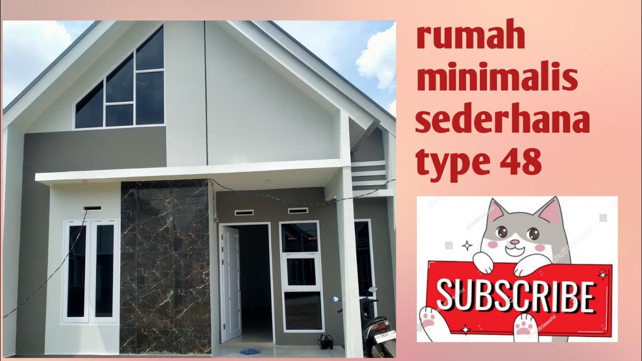rumah minimalis sederhana type 48@ozildhans - YouTube