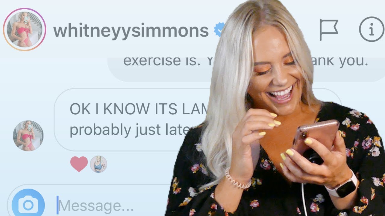 DMing FITNESS CELEBRITIES AND INFLUENCERS TO PICK MY WORKOUT | IT ...