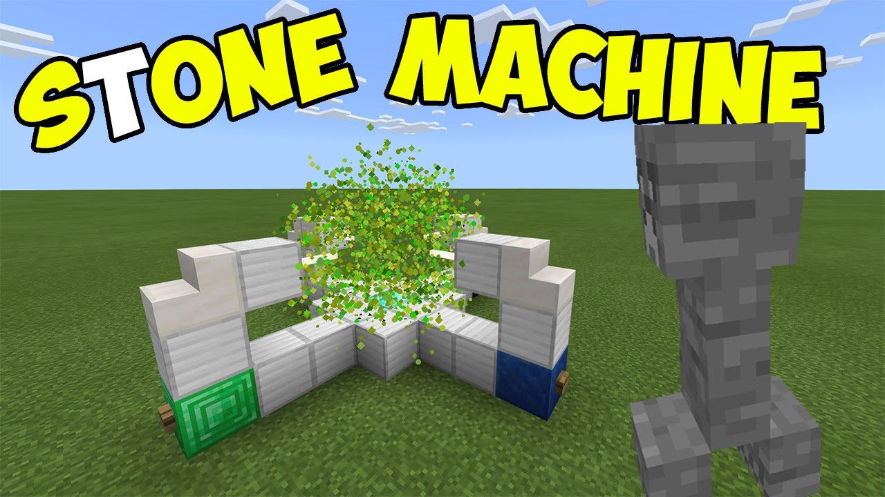 I Made a STONE MACHINE in Minecraft - Here's WHAT Happened... - YouTube