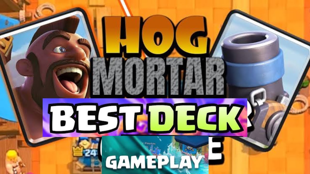 Hog Rider + Mortar! Best Clash Royale Deck Gameplay - YouTube
