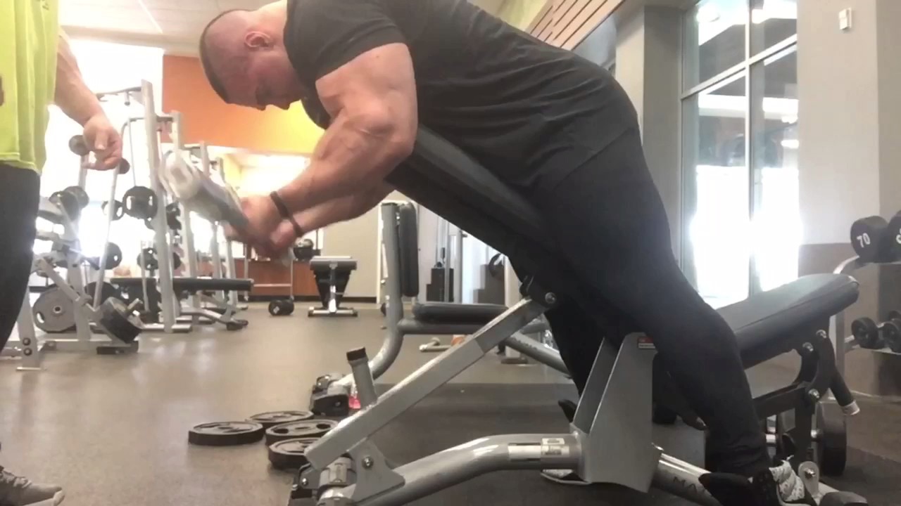 Drop set arm day nick walker - YouTube