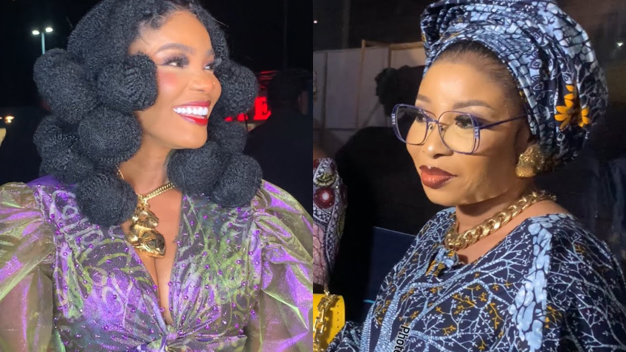 IYABO OJO & LIZZY ANJORIN MEET AT ALAGBEDE MOVIE PREMIERE, SEE WHAT ...