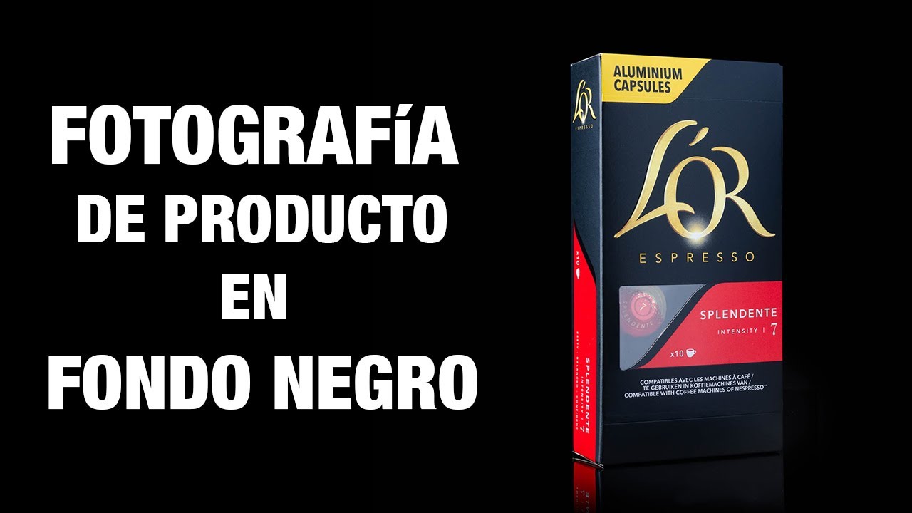 Fotografía de producto en fondo negro con LUZ NATURAL - YouTube