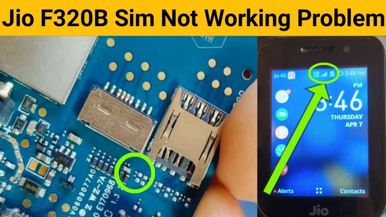 Jio F320B Sim Not Working Problem Solution | Jio F320B Insert Sim ...