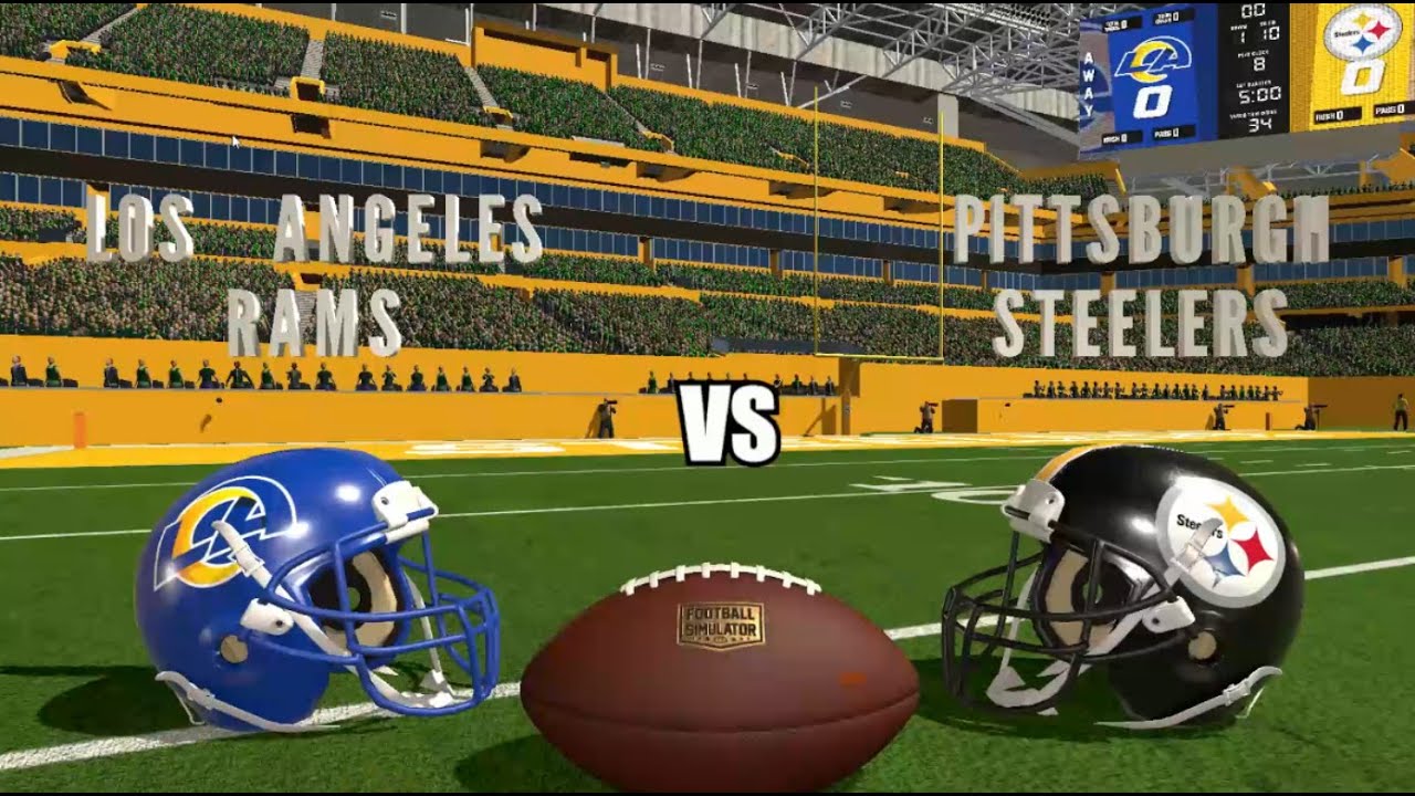 Crazy Matchup!! | LAR vs PIT | Football Sim NFL MOD!! - YouTube