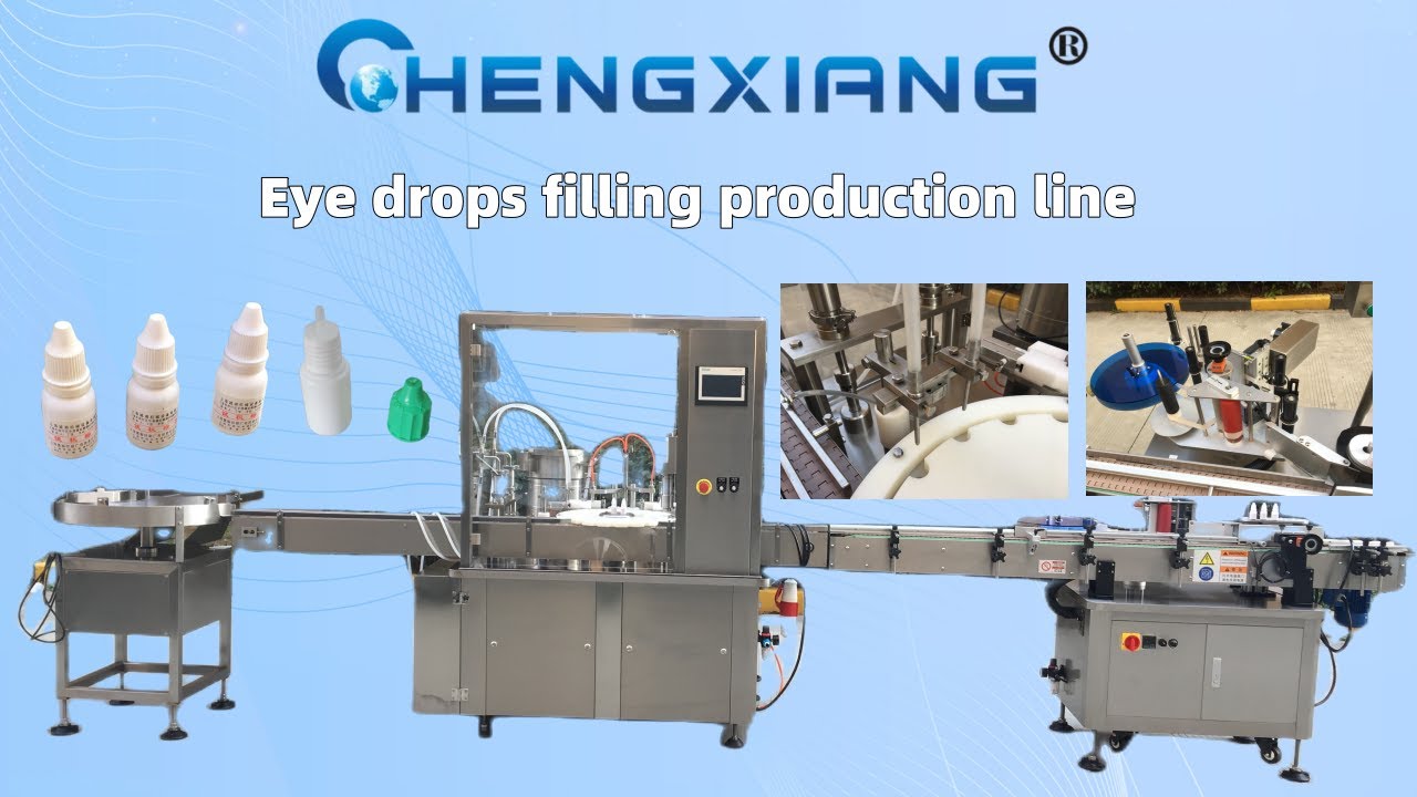 Eye drops production line/eye-drop filler and capper/eye-drop filling ...
