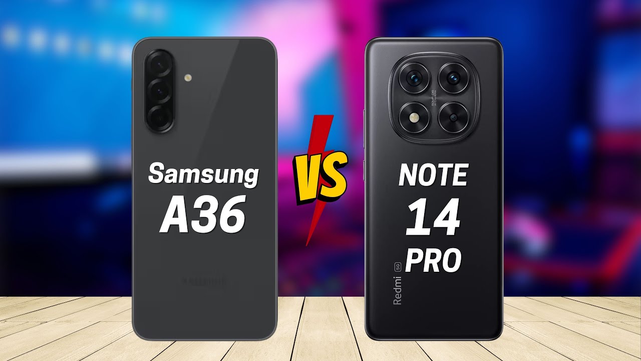 Samsung A36 vs Redmi Note 14 Pro - YouTube