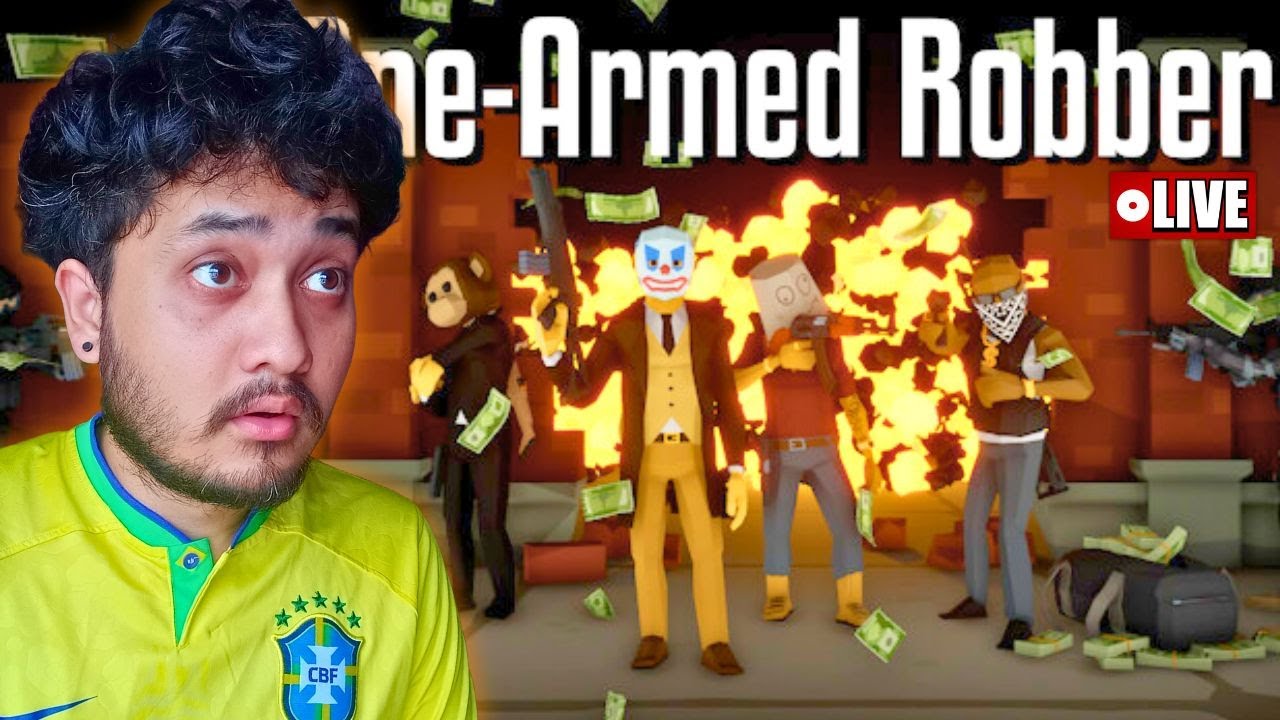 Robbing Banks with One Hand?! 💥💰 | One-Armed Robber LIVE Gameplay ...