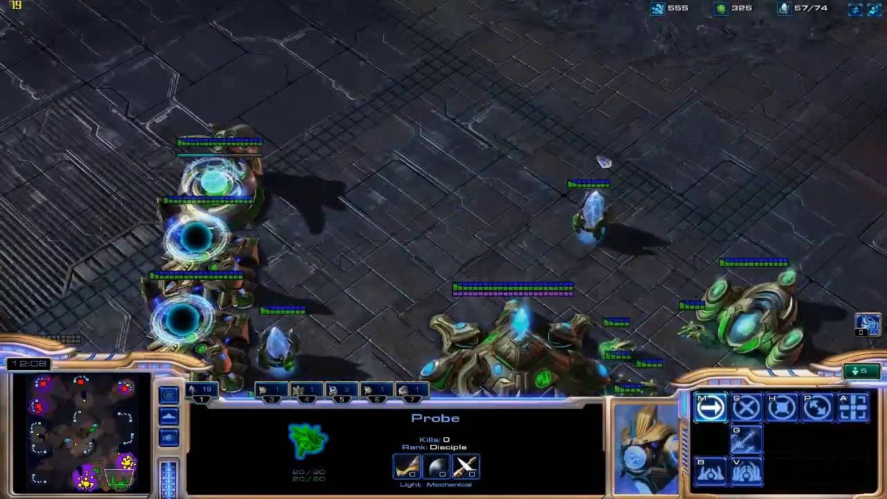 StarCraft 2 - 2v2 PZvZZ - FXO mOOnGLaDe & kellyMILKIES vs apoct ...