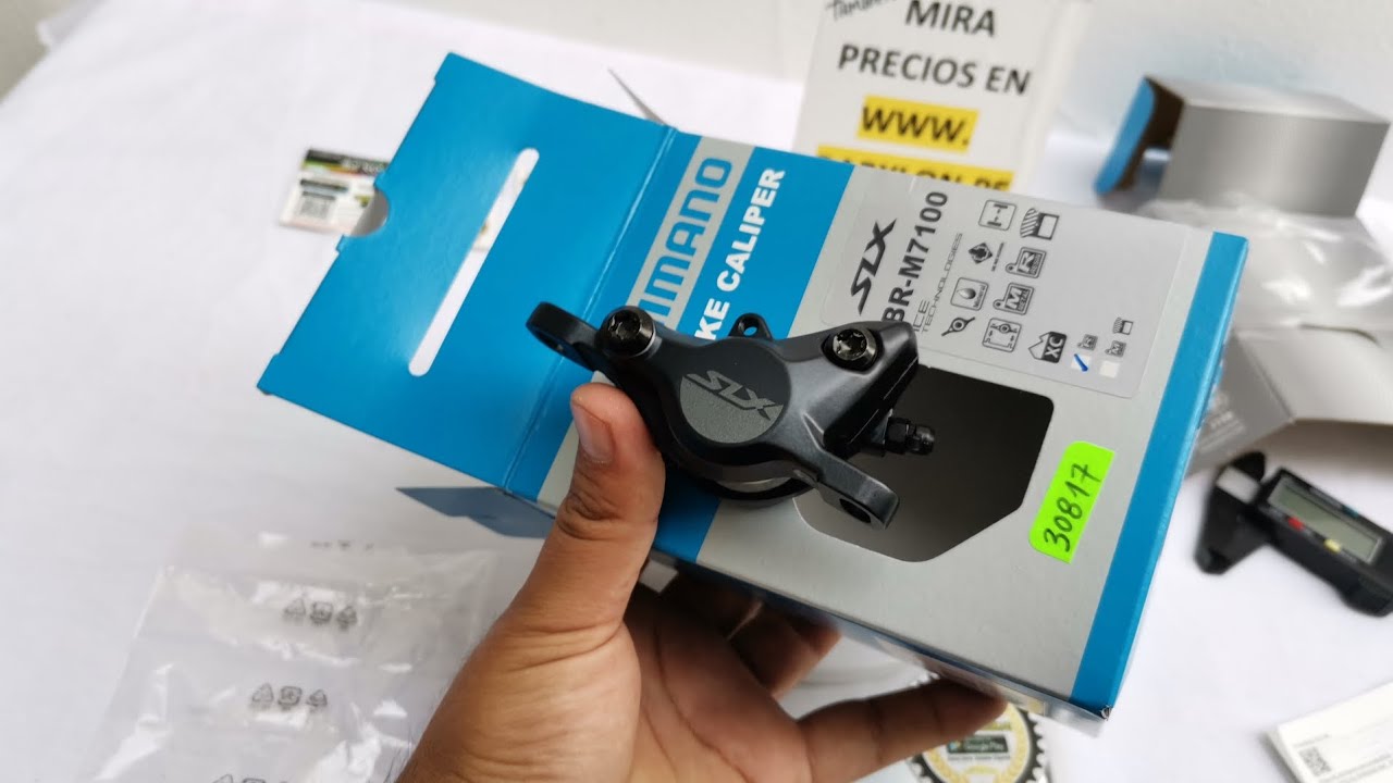 CALIPER SHIMANO SLX BR-M7100 XC 2 PISTON ICE-TECH + PASTILLA G05S (1UND ...