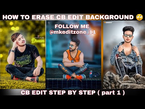 Mobile PS Photoshop CB editing background erase step by step PicsArt photo editing