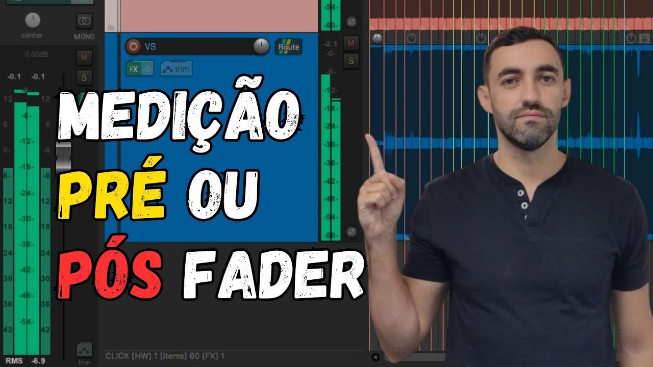 Como configurar o Meter da Track do Reaper - YouTube