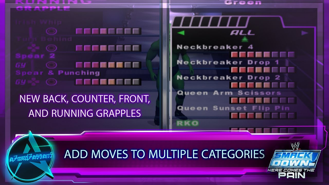 HCTP - Add Moves to Multiple Categories (Back, Counter, Front, and ...