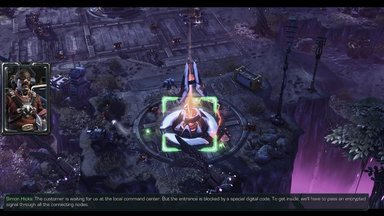 StarCraft II: The Great Hunt Campaign Mission 4 - Lair of Death - YouTube