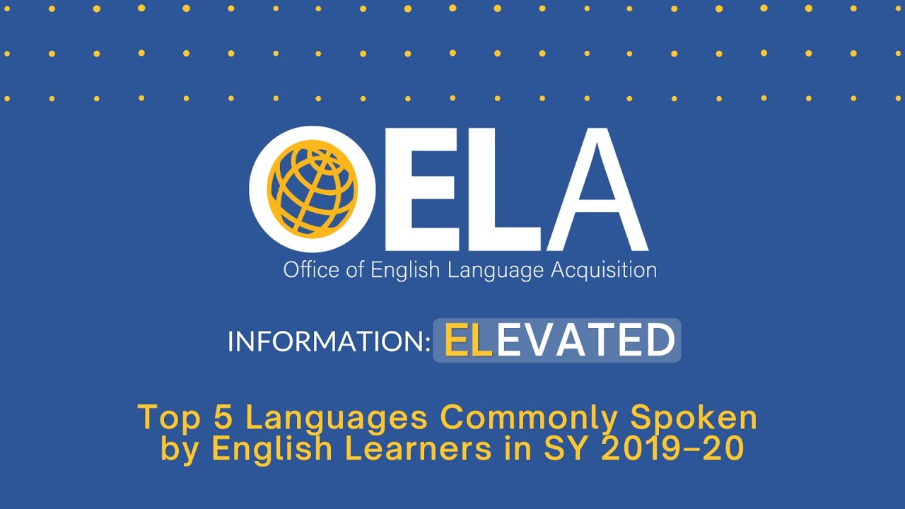 Information ELevated: Top 5 Languages Commonly Spoken by English ...