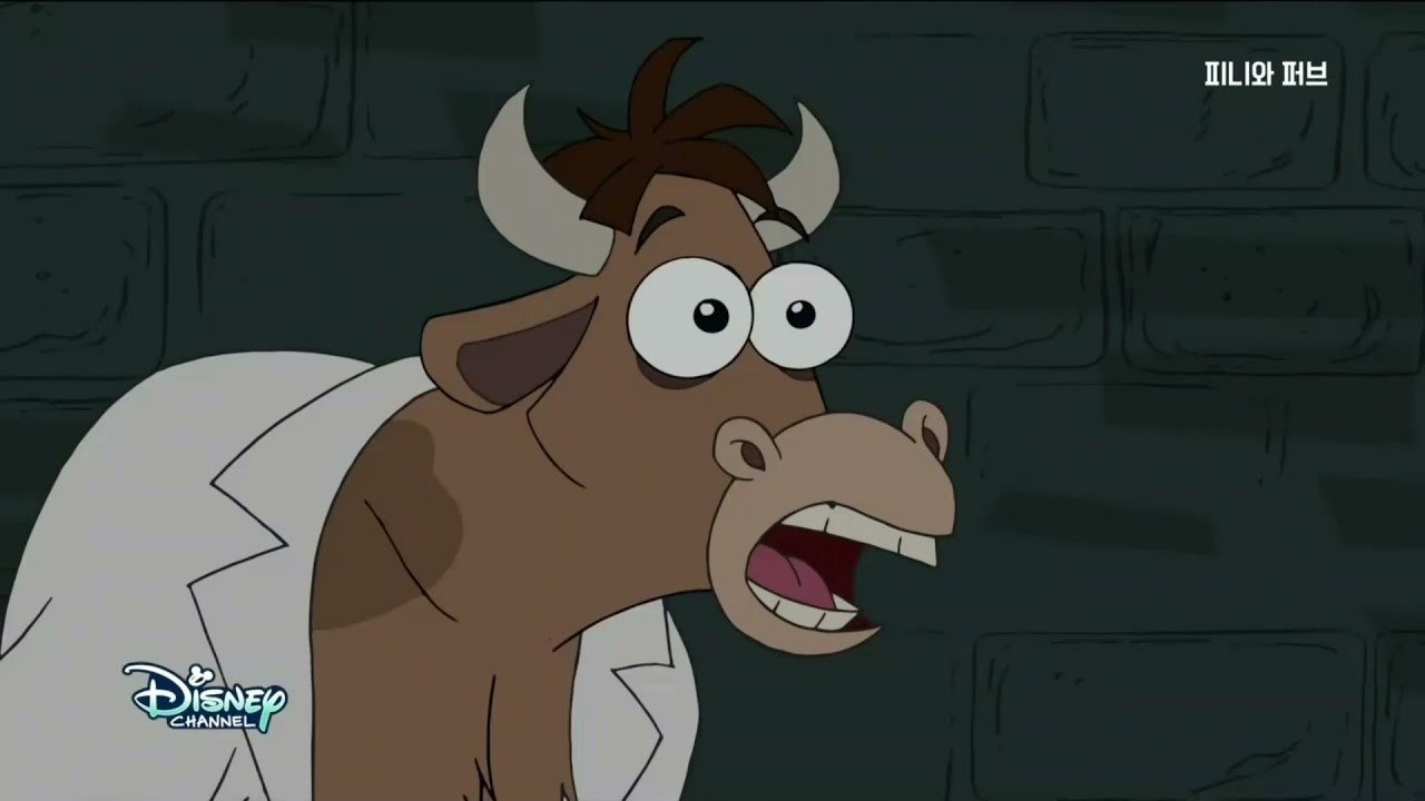 Phineas and Ferb - Were-Cow (Korean) - YouTube