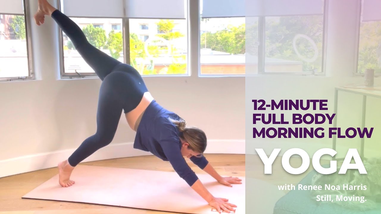 10min Morning Yoga Flow - Full Body Yoga Stretch and Strength - YouTube