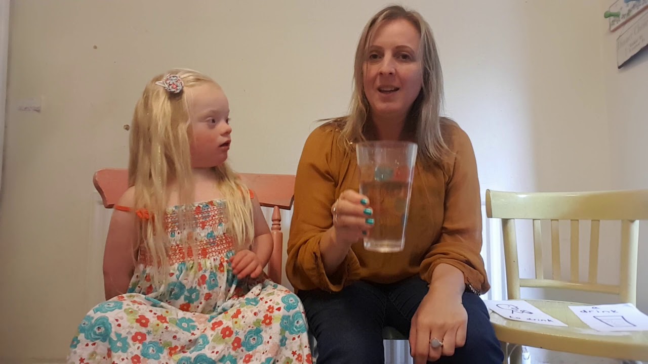 Makaton for 'a drink' / 'to drink' 🥃 - YouTube