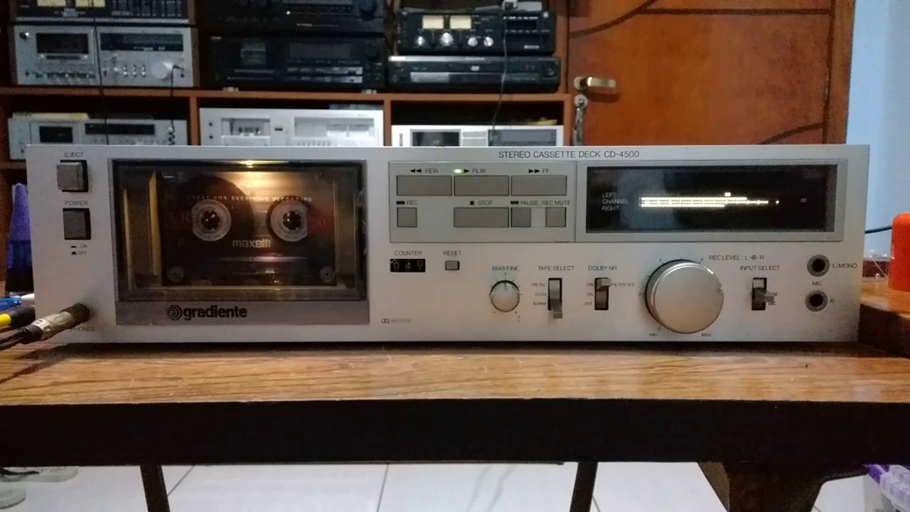 Gradiente CD-4500 + Sendust Head Kit - YouTube