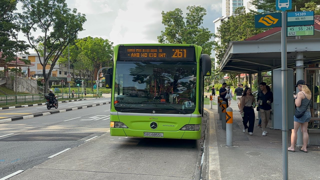 SBS Transit Mercedes-Benz O530 Citaro (Batch 2) SBS6855L on Feeder 261 ...