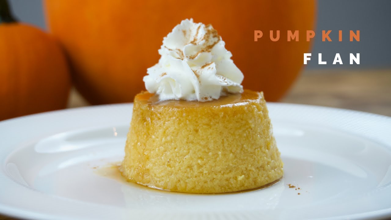 Pumpkin Flan | Delicious Thanksgiving Recipe | Cooking Sounds - YouTube