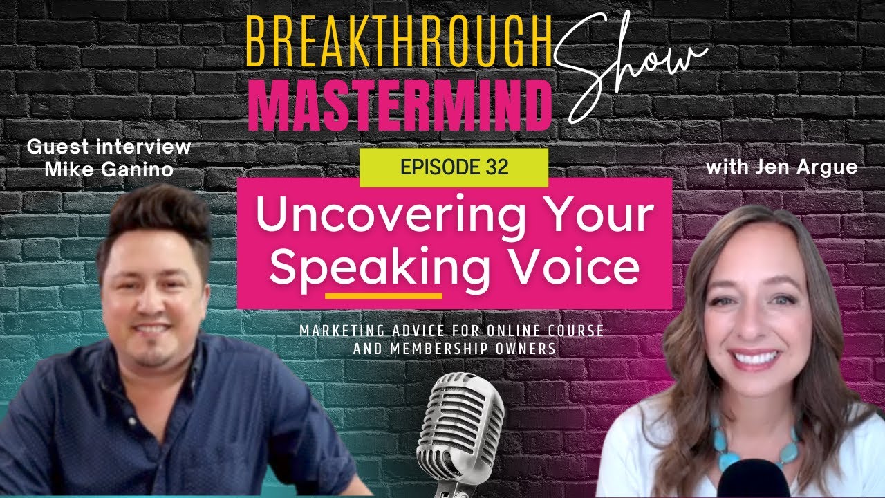Guest Interview with Mike Ganino, Storytelling and Speaking Coach - YouTube