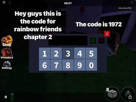 Rainbow friends chapter 2 code - YouTube