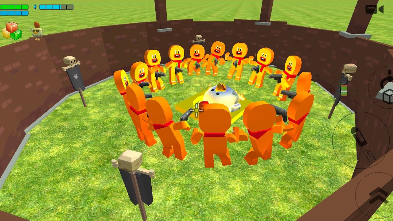 Saving captured chicken from the Ginger cult!!! - YouTube