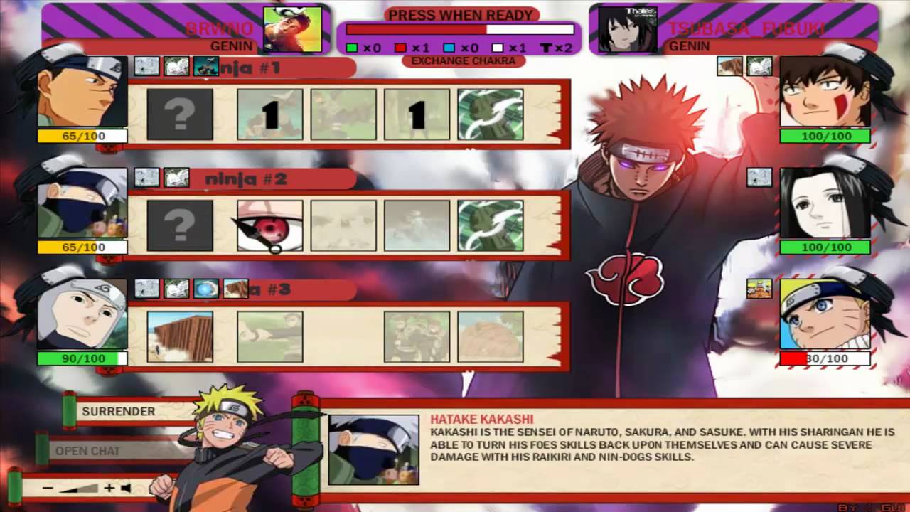 Naruto Arena : Tournament teams - YouTube