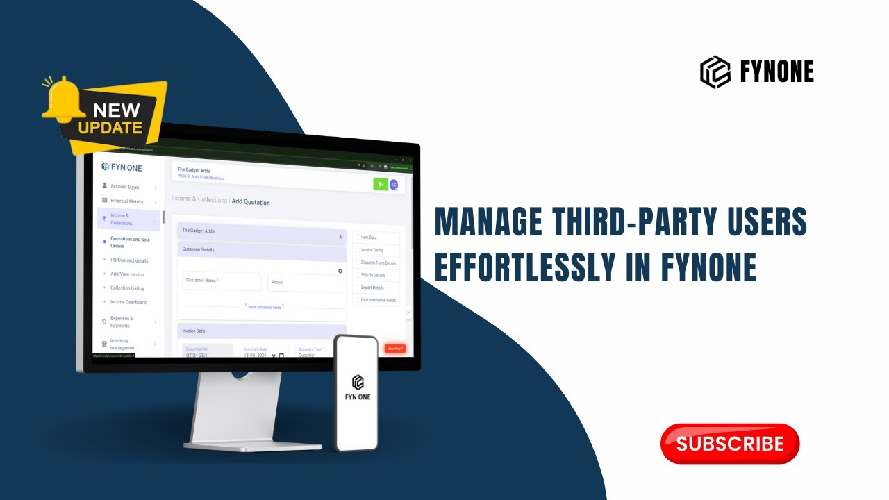 How to Manage Third-Party Users in Fynone | Step-by-Step Tutorial - YouTube