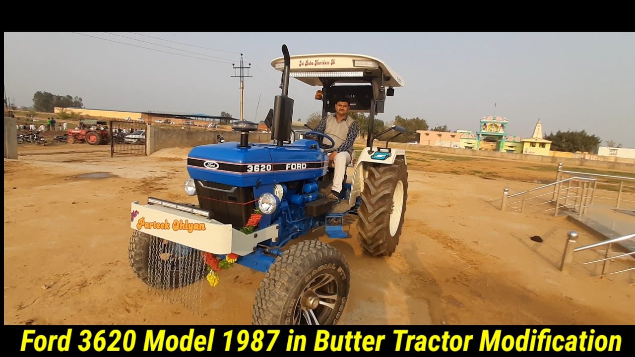 Ford 3620 Model 1987 in Butter Tractor Modification - YouTube