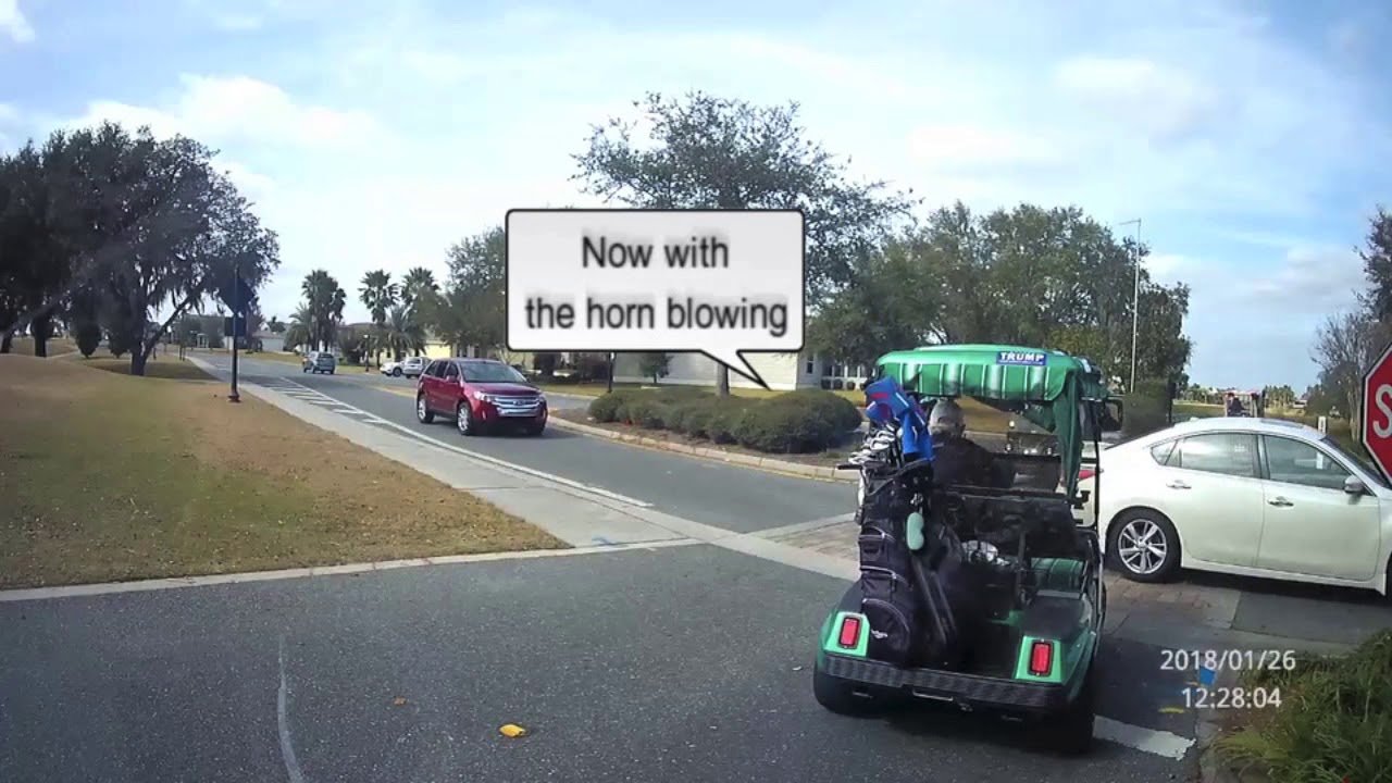 Examples of bad driving in The Villages, Florida - YouTube