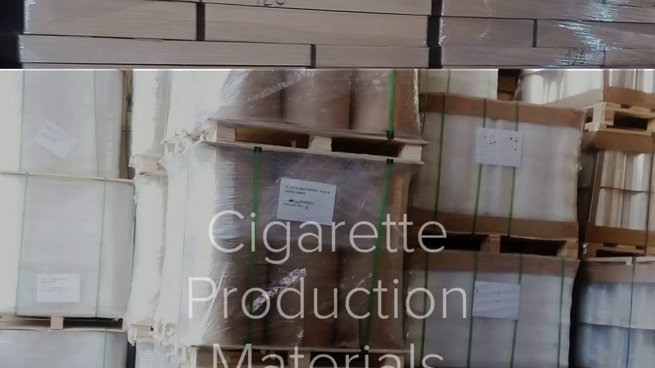 Cigarette Production Materials - YouTube