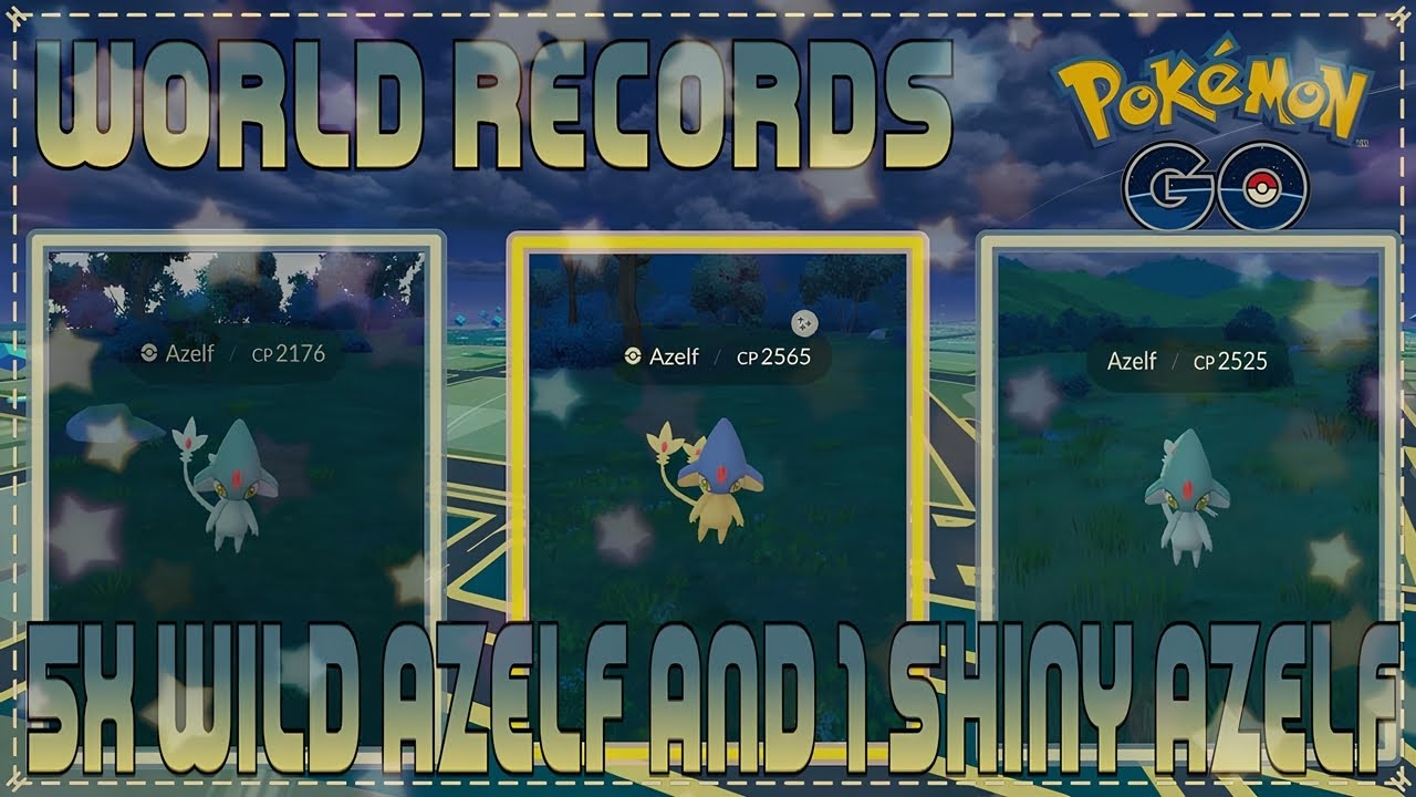 POKEMON GO | 5X WILD AZELF & 1X SHINY AZELF!! RARE LEGENDARY POKEMON ...