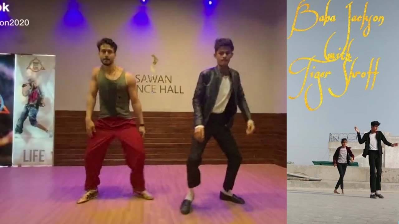 Baba Jackson with Tiger Shroff[2020] | Tik tok talent | Tik tok India ...