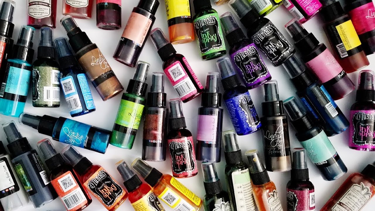 How I Label and Organize My Spray Inks - YouTube