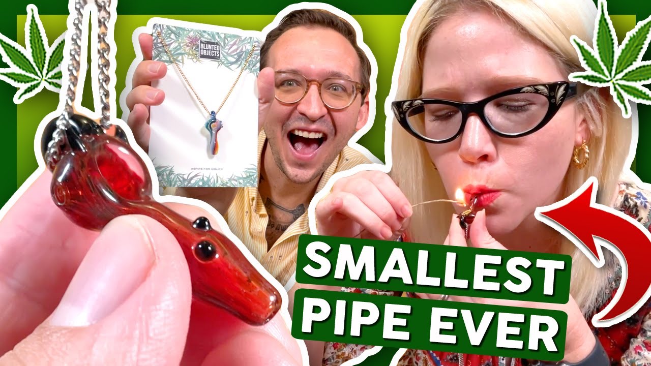 SMOKING WORLD'S SMALLEST PIPE and More! 👌 - YouTube