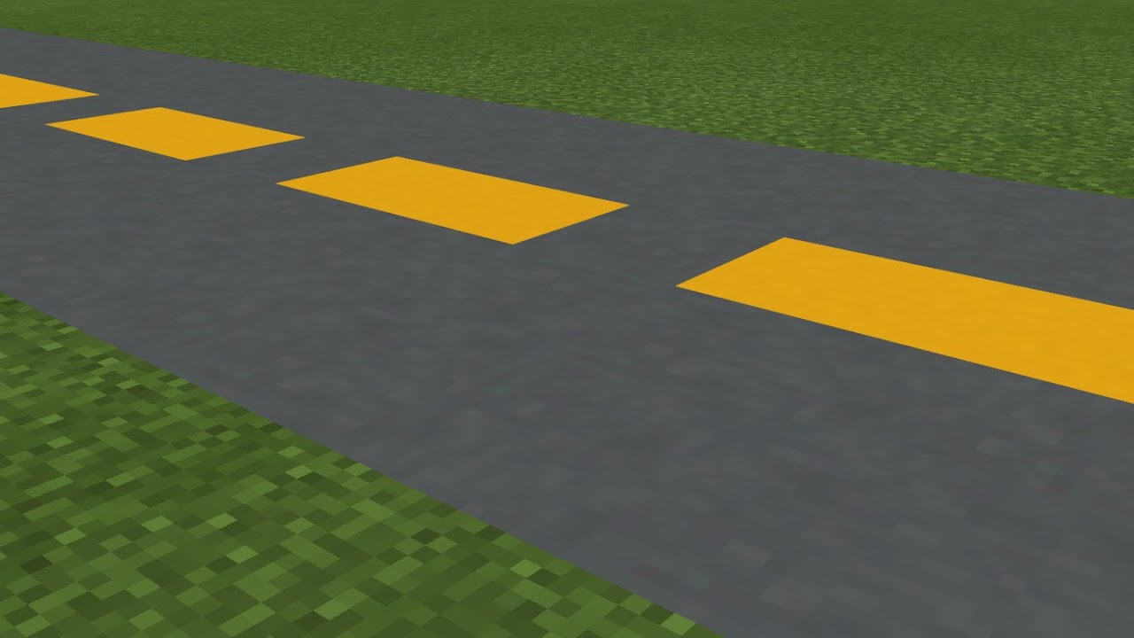 How To Make A Good Looking Road In Minecraft - YouTube