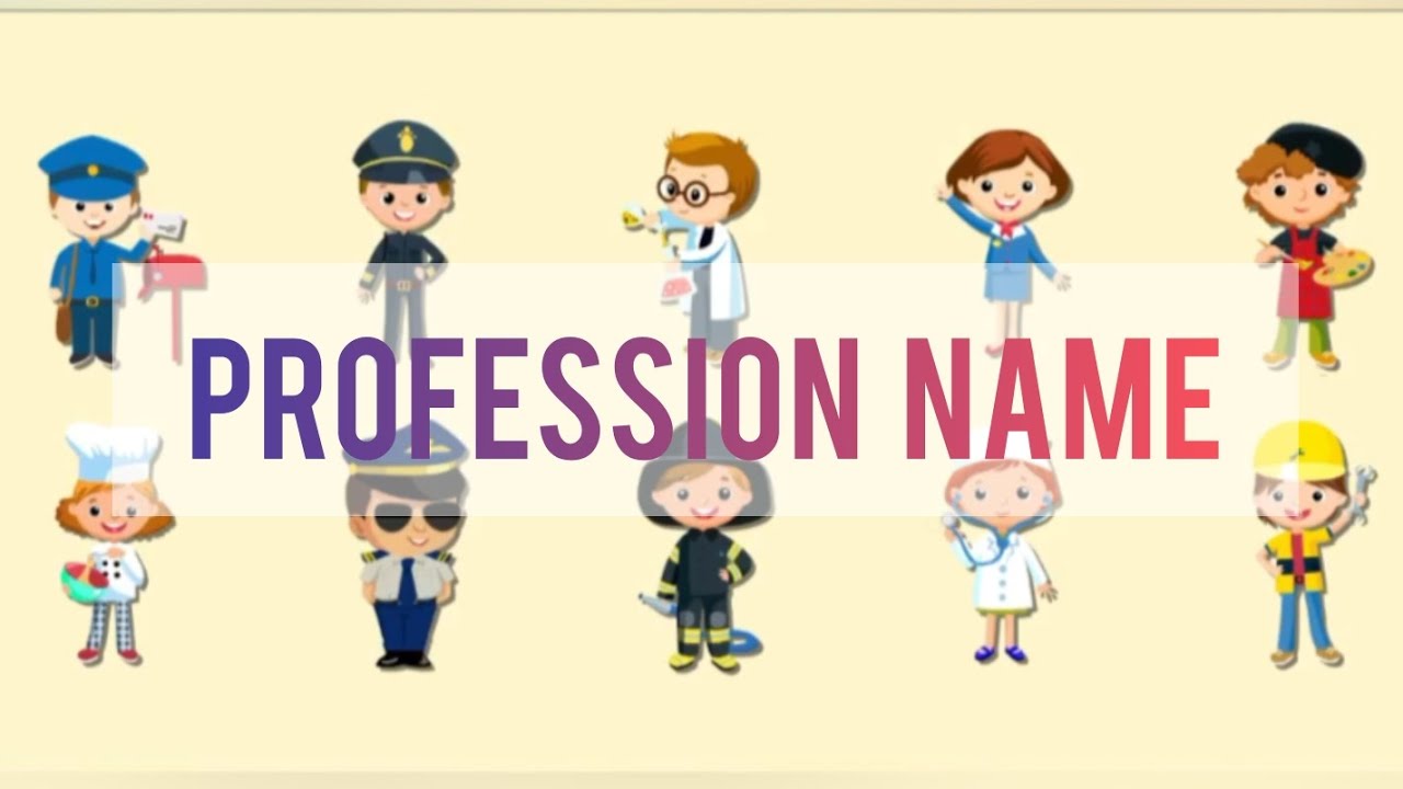 10 Professions Name | Types of Jobs | Names of Professions in English ...