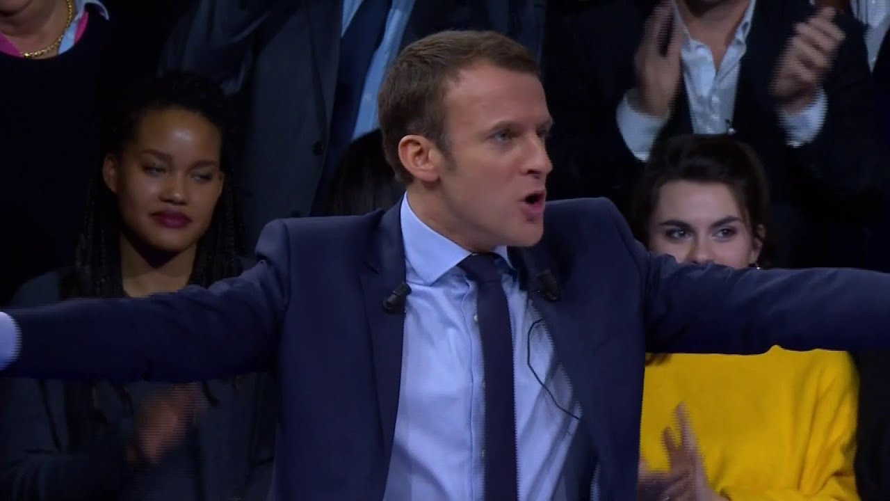 "PARCE QUE C'EST NOTRE PROJET": le coach vocal d'E. Macron raconte son échange avec le candidat ...