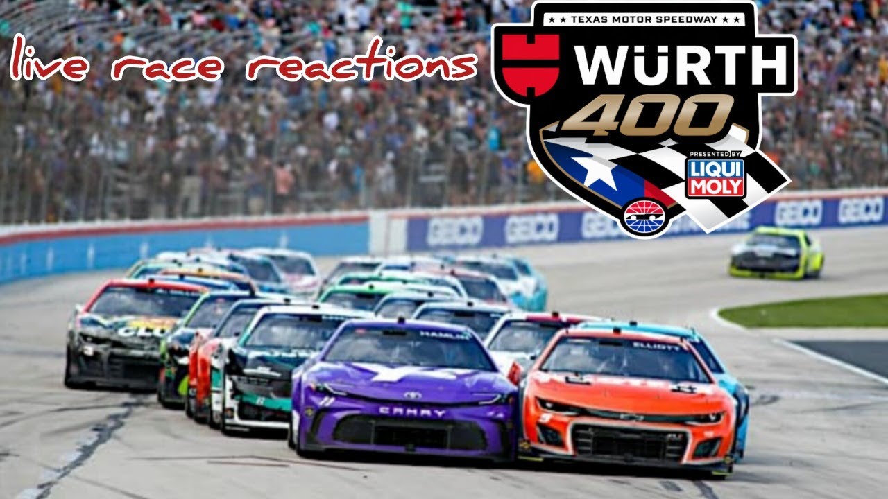 WURTH 400 NASCAR Cup Series Texas live race reactions! - YouTube