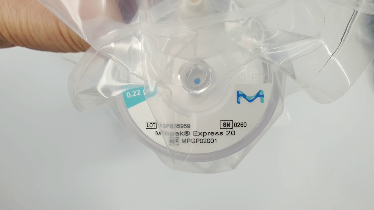 Фінішний фільтр Millipak® Express 20 (0,22 мкм) для системи очищення ...