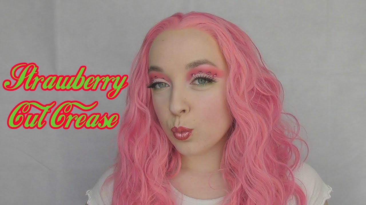 Strawberry Cut Crease : Fruit Cut Crease #3 - YouTube