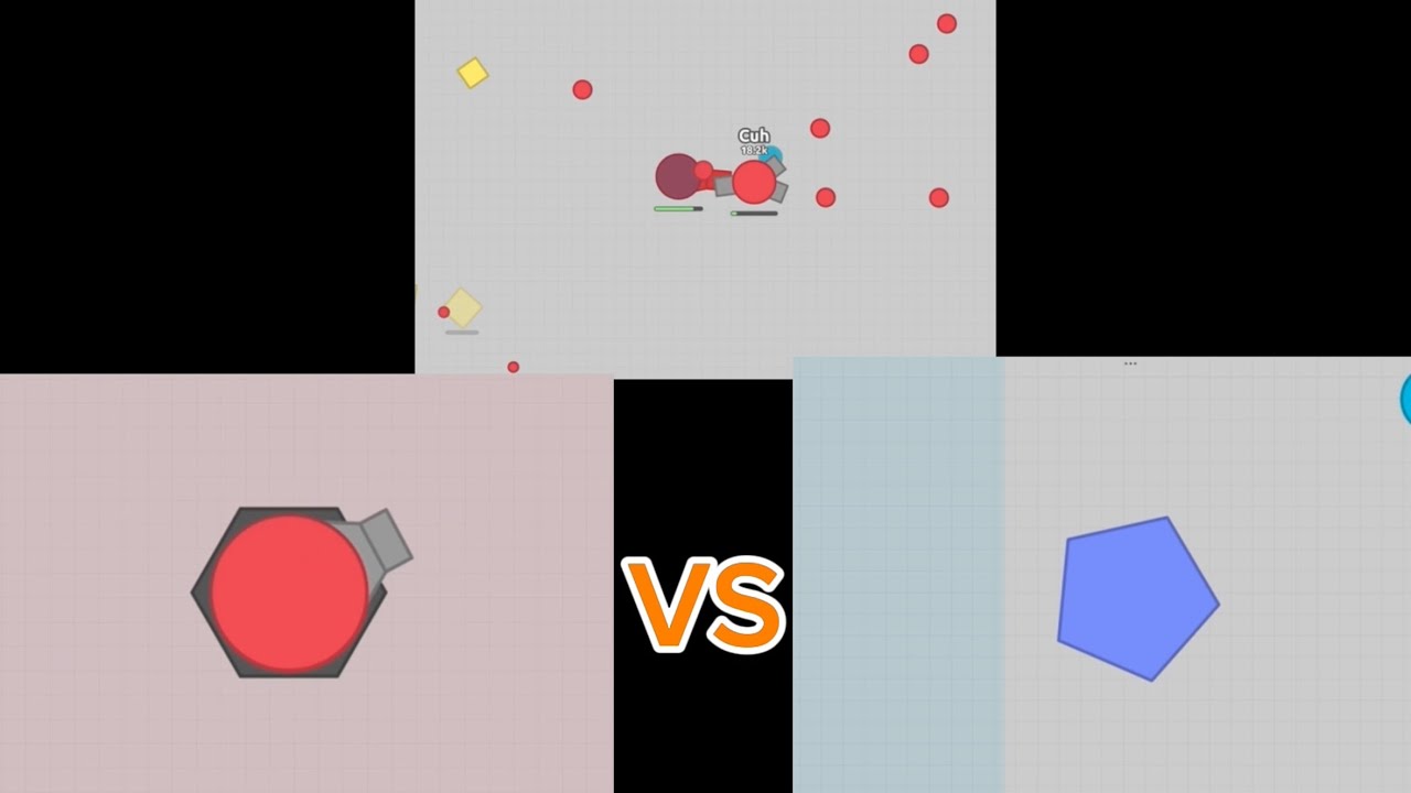 Diep.io | Ranger Gameplay | Alpha Pentagon vs Dominator! - YouTube