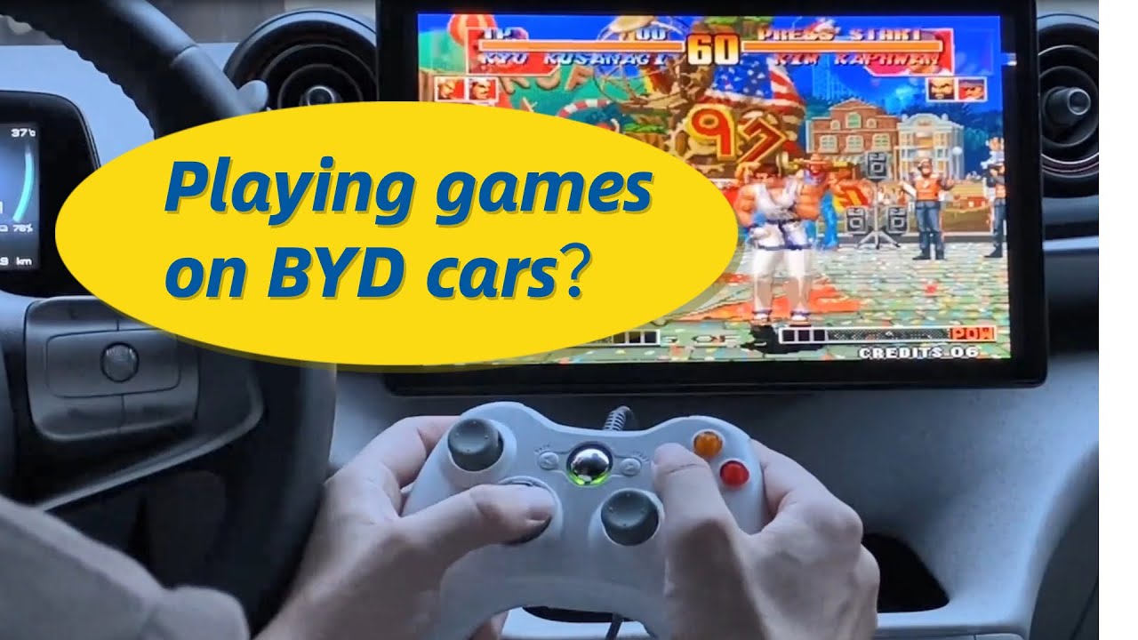Can your BYD play games？#byd #byddolphin #bydseal #atto3 #gamepad - YouTube