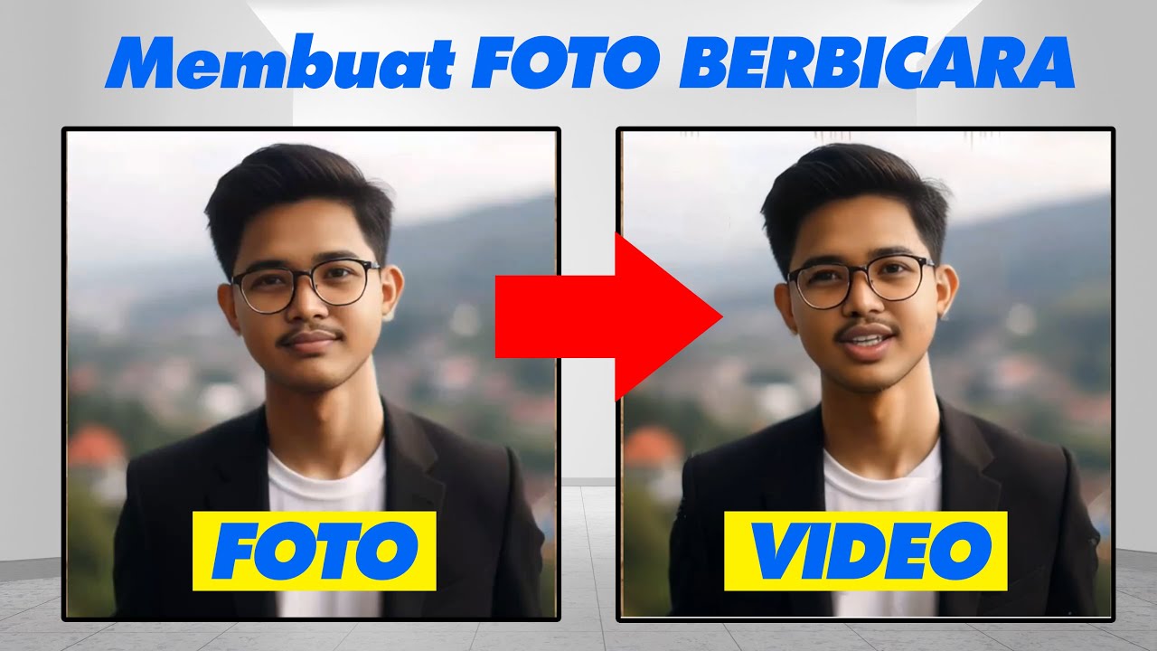 FOTO BISA GERAK ? CUMA MODAL HP ! Cara Membuat foto Bisa Berbicara - YouTube