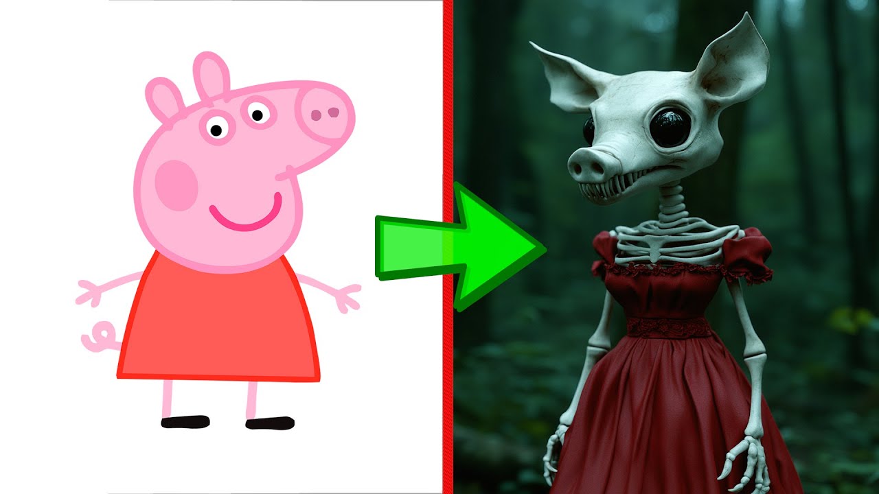 PEPPA PIG All Characters as Monster Zoonomaly 2024 - YouTube