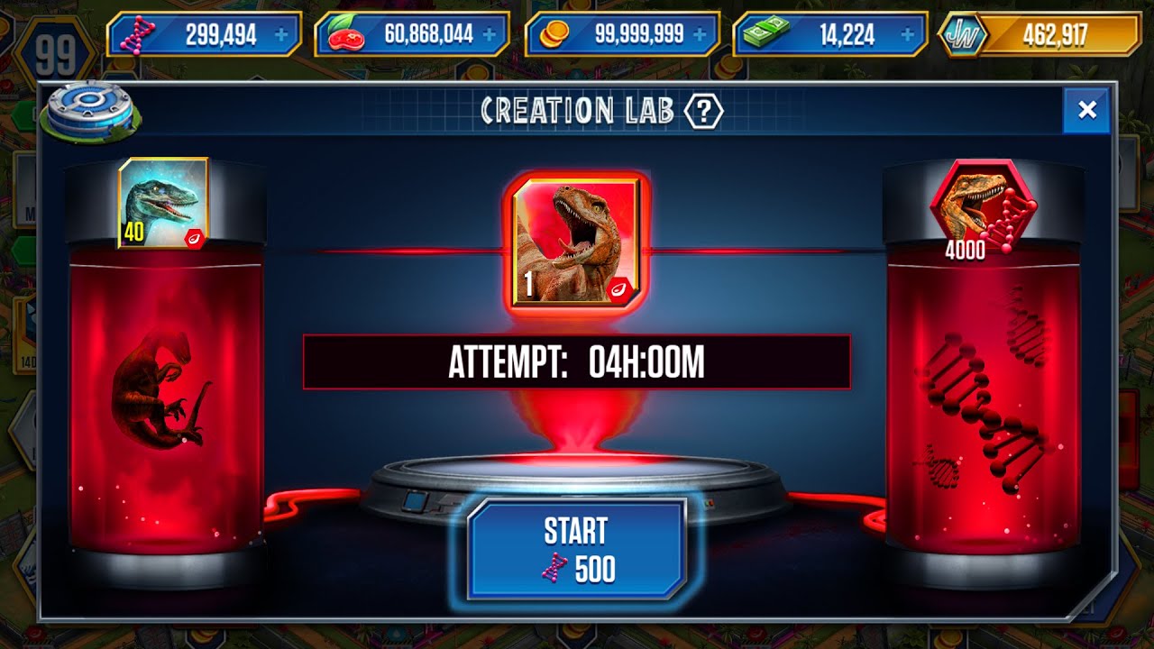HYBRID X DINOS DNA in JURASSIC WORLD THE GAME HERE SOON?!!?!? - YouTube