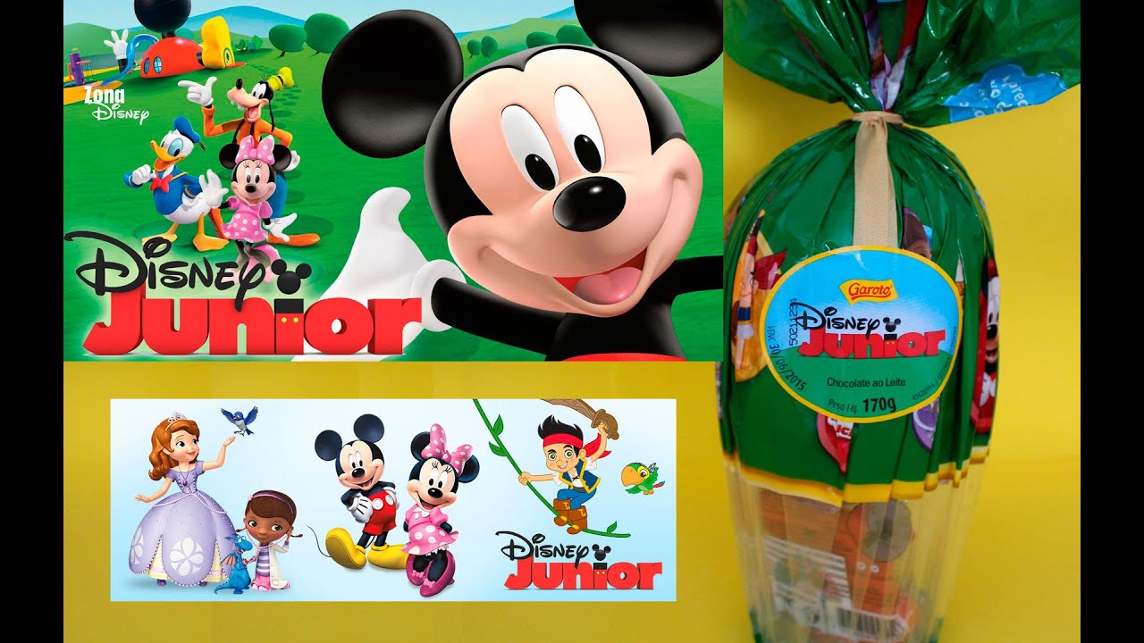 Ovo de Páscoa Disney Junior - Surprise Eggs Disney Junior - YouTube