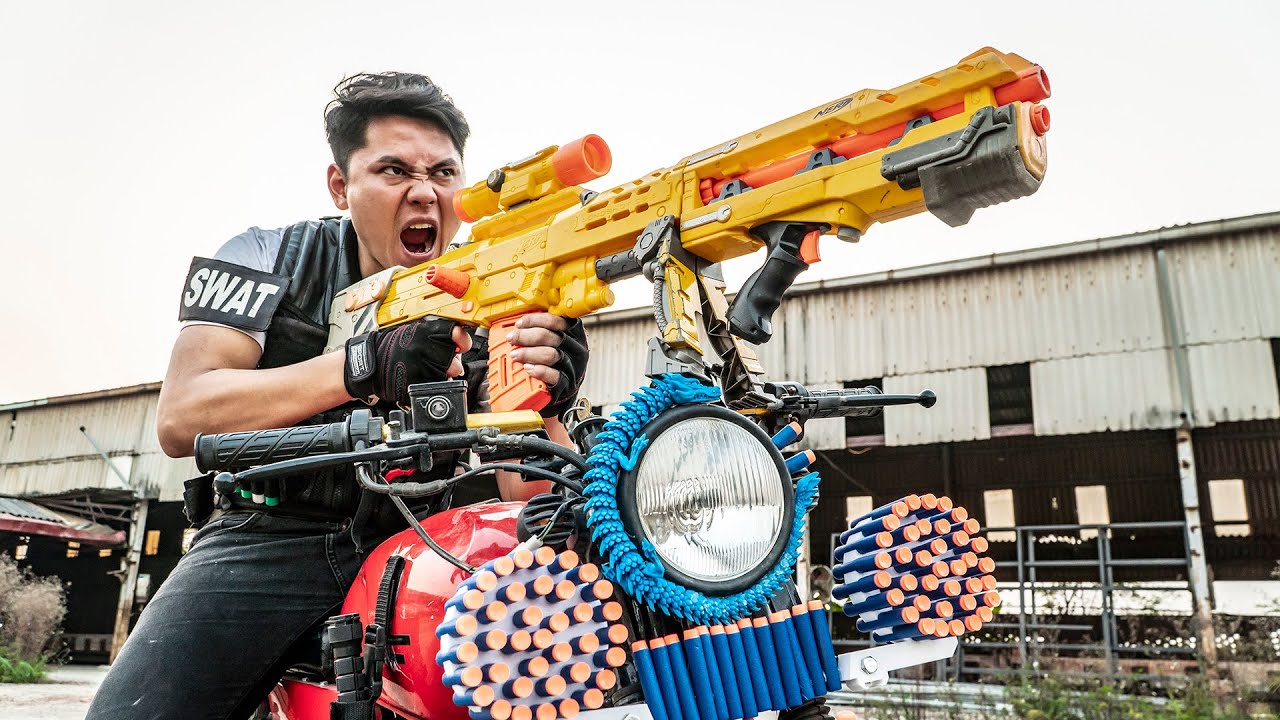 Nerf Guns War : Squad S.W.A.T Seal Team Fight Big Boss Black Hat World ...